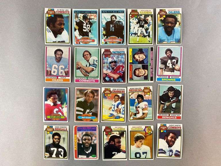 Shoebox of 600+ 1970s - Early 80s Football Cards with HOFs, Stars, and ...