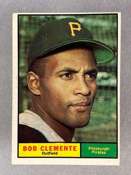 1961 Topps Bob Clemente #388 - Matthew Bullock Auctioneers