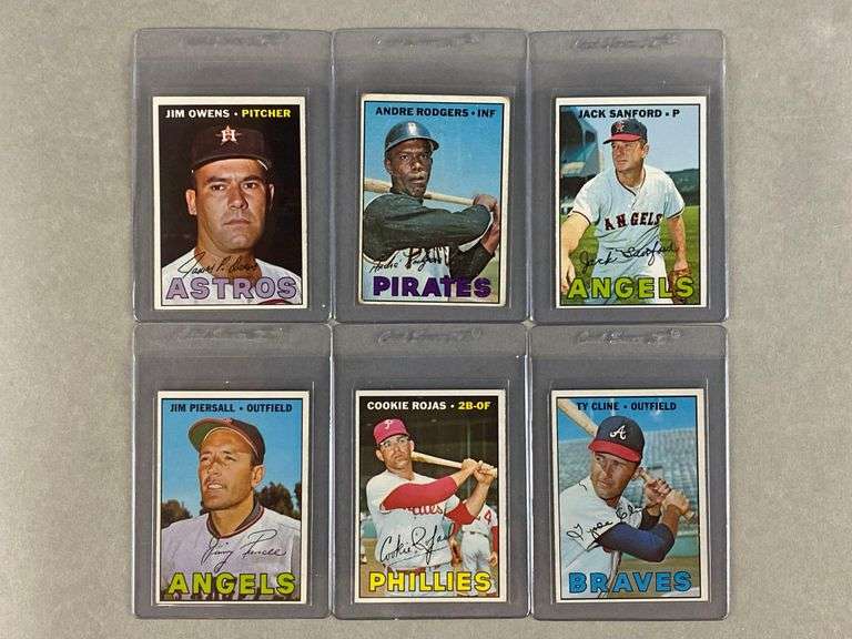 6 - 1967 Topps Baseball High Numbers with Single Prints - Matthew ...