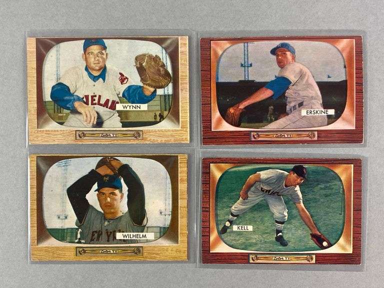 8 - 1955 Bowman Baseball Cards with HOFs, Stars, and Rookies - Matthew ...