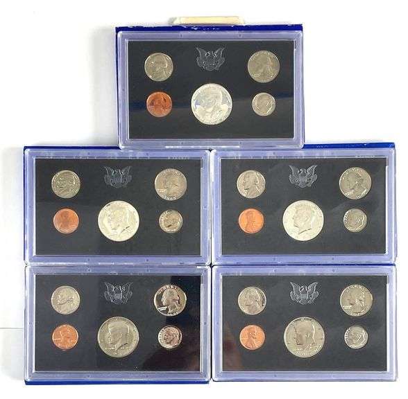 1968 - 72 United States Proof Sets - Matthew Bullock Auctioneers