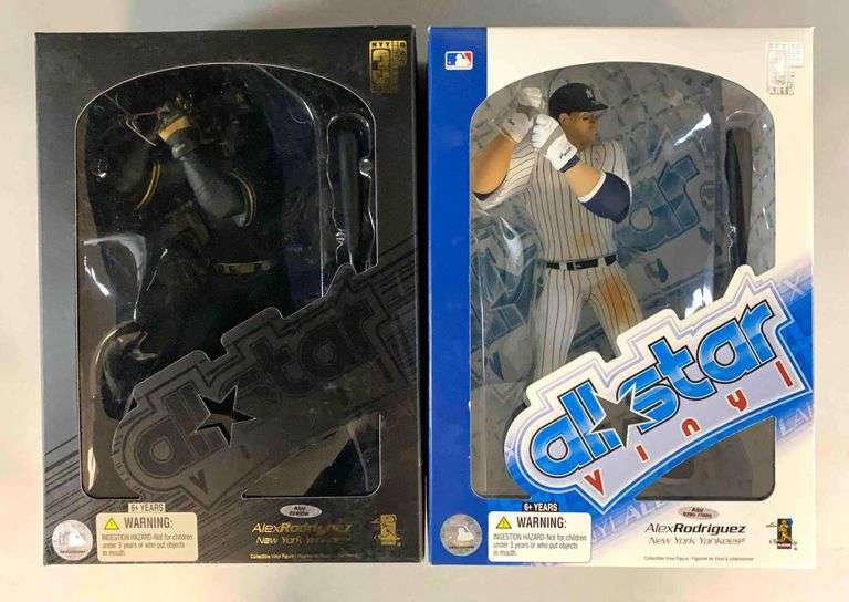 2 - Upper Deck All-Star Vinyl Alex Rodriguez 12 Inch Figures Including ...
