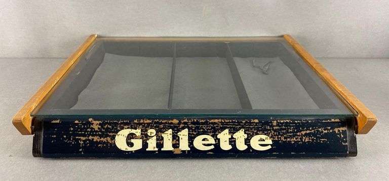 Vintage Gillette Razors Store Display - Matthew Bullock Auctioneers