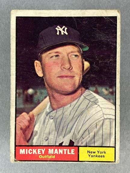 1961 Topps Mickey Mantle #300 - Matthew Bullock Auctioneers