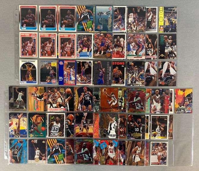 85+ Dennis Rodman Cards with 3 Rookies and Many Inserts - Matthew ...