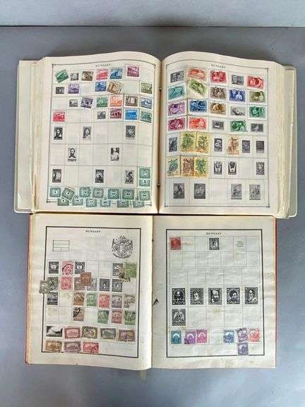 Group of 6 Stamp Albums - Matthew Bullock Auctioneers