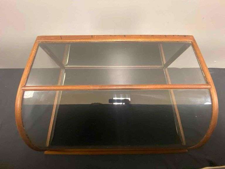 Antique Wood and Glass Countertop Store Display Case - Matthew Bullock ...