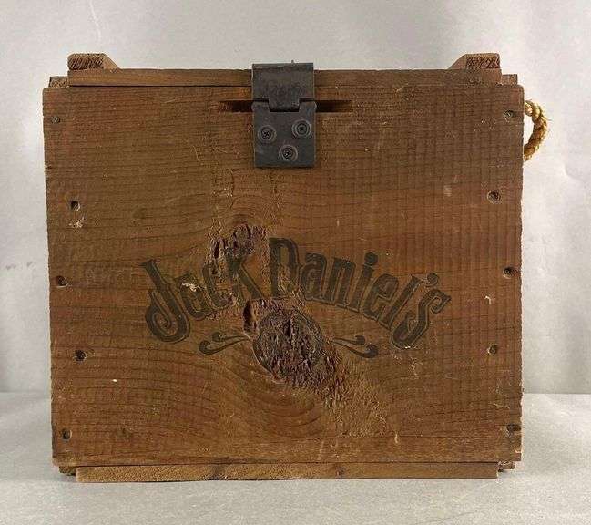 Jack Daniels Whiskey Wood Advertising Crate - Matthew Bullock Auctioneers