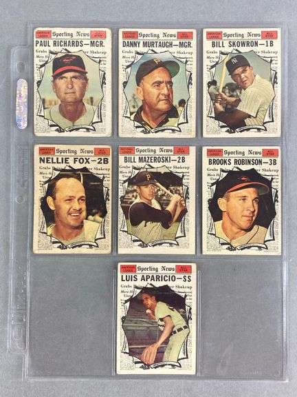 15 - 1961 Topps Baseball All-Star Cards with HOFs - Matthew Bullock ...