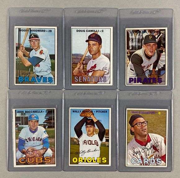 6 - 1967 Topps Baseball High Numbers with Single Prints - Matthew ...