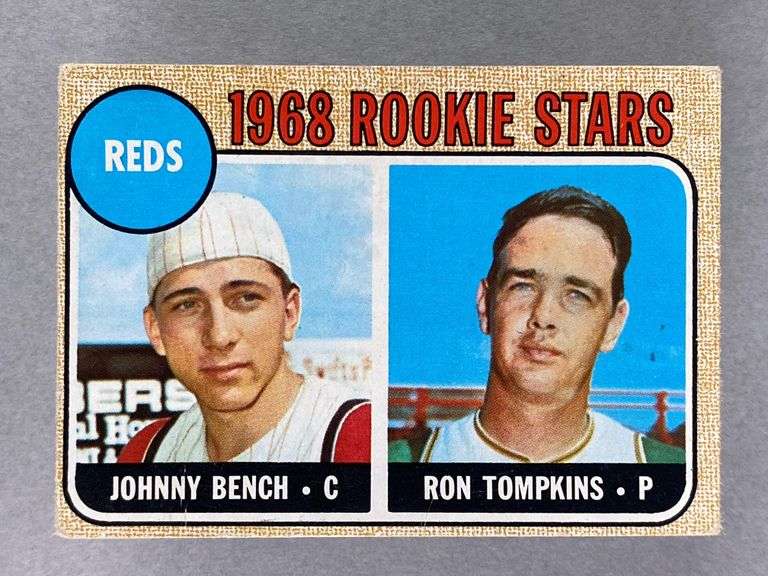 1968 Topps Johnny Bench #247 Rookie - Matthew Bullock Auctioneers