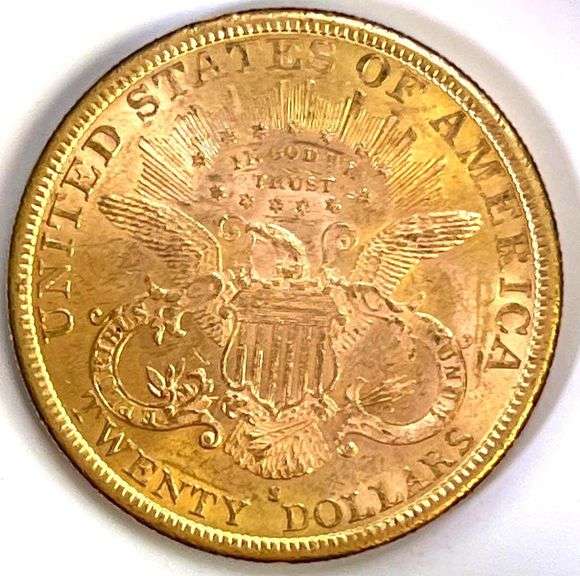 1884 S $20 Gold Coronet - Matthew Bullock Auctioneers