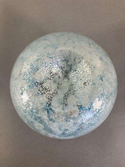 Victorian Blue Mica Speckle/Spangle Glass Rose Bowl - Matthew Bullock ...