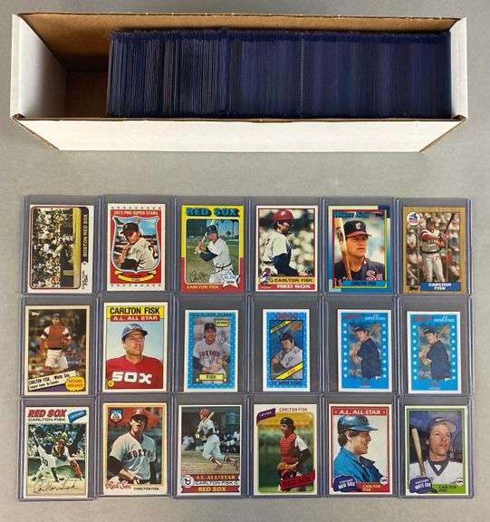 200+ 1973 - 90s Carlton Fisk Cards with Inserts - Matthew Bullock ...