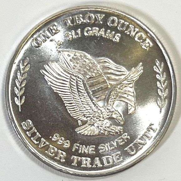 Vintage 1981 US Assay Office San Francisco 1oz .999 Fine Silver Round ...