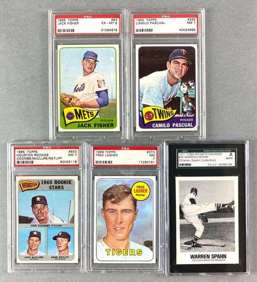 4 - 1965 - 69, Topps Baseball PSA Graded Rookies and Stars + 1977 SGC ...