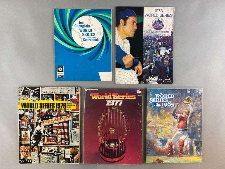 5 - 1960s - 80s World Series Programs and Scorebooks - Matthew Bullock ...
