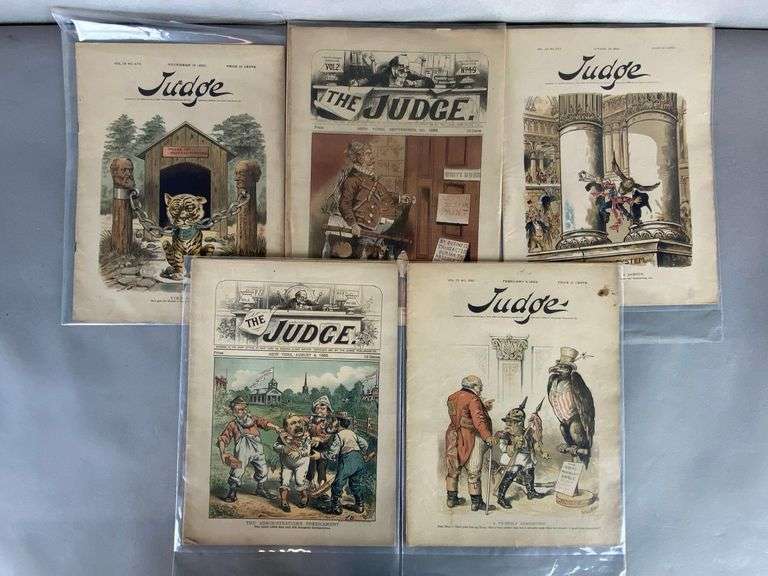 Group of 10 The Judge Political Magazines - Matthew Bullock Auctioneers