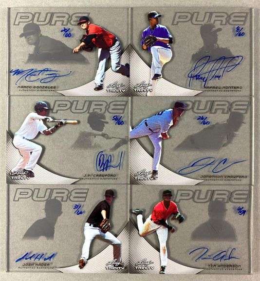 6 - 2013 Leaf Trinity Pure Glass Autos with Tim Anderson - Matthew ...