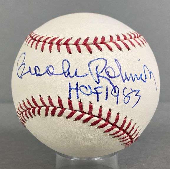 Brooks Robinson Signed Official MLB Rawlings Selig Baseball - Matthew Bullock Auctioneers
