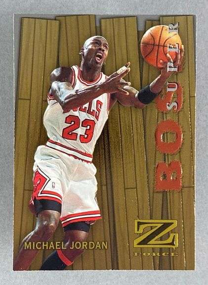 1997 Skybox Z-Force Super Boss Michael Jordan Embossed Insert #10SB ...