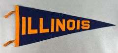 University of Illinois Pennant - Matthew Bullock Auctioneers