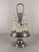 Wilcox Silver Plate Quadruple Plate Etched Cruet Set Carousel - Matthew ...