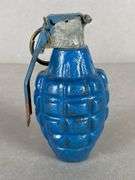 WW2 Era Blue Fuze M228 Pineapple Grenade Paperweight - Matthew Bullock ...