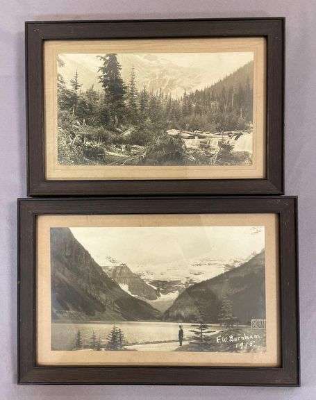 Group of 2 Antique Mountain Photographs - Matthew Bullock Auctioneers