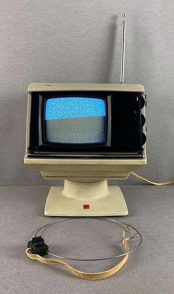 1970s Sharp 3S-111W Solid State Portable Cube TV - Matthew Bullock ...