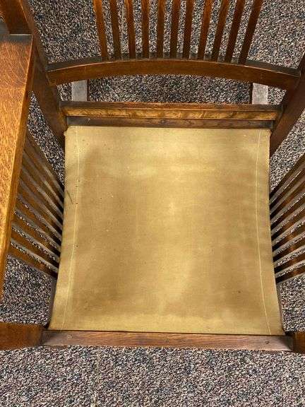 Antique Mission Style Quarter-Sawn Oak Rocking Chair - Matthew Bullock ...