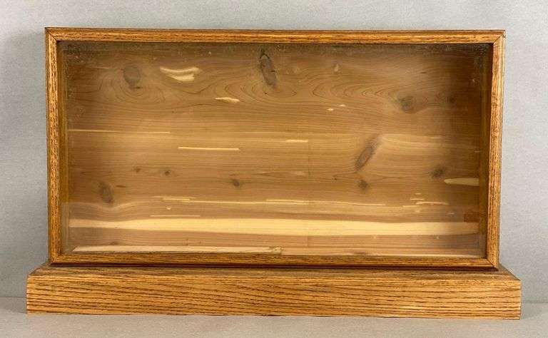 Handmade Wooden Shadow Box - Matthew Bullock Auctioneers