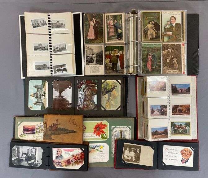 Postcards Assorted, and Vintage Albums - Matthew Bullock Auctioneers