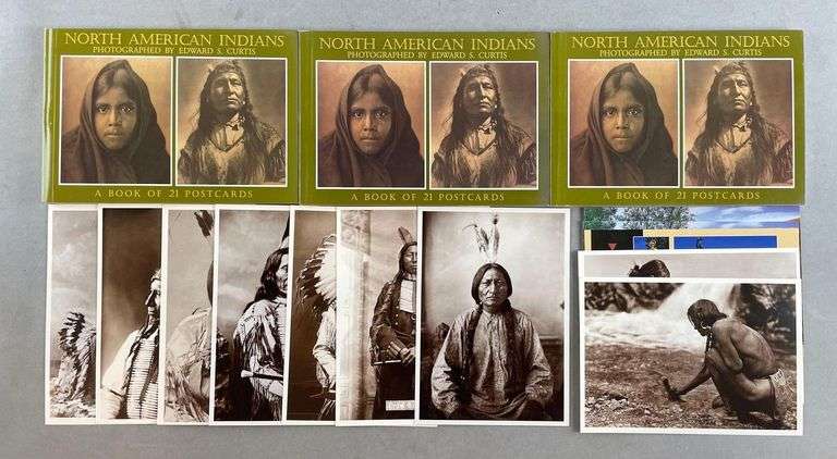 Postcards - Modern Native American Real Photo - Matthew Bullock Auctioneers