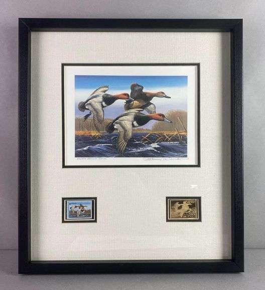 Signed Arthur G. Anderson 1987-1988 Federal Duck Stamp Medallion ...