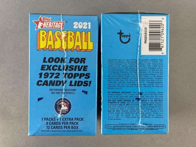 4 - 2010 Topps Heritage Baseball 72 - Card Blaster Boxes - Matthew ...