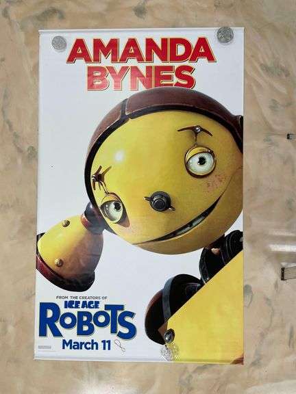 Group of 5 Disney Pixar Robots Canvas Movie Posters - Matthew Bullock ...