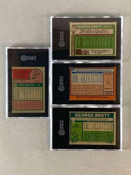 1975 - 78 Topps George Brett SGC Graded Cards - Matthew Bullock Auctioneers
