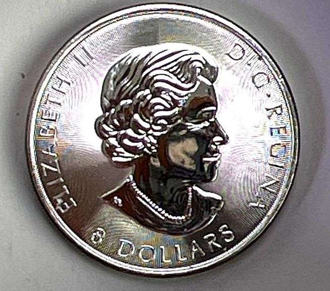 HTF 2022 Canada Bison Buffalo 1 1/4 oz .9999 Fine Silver Round BU ...