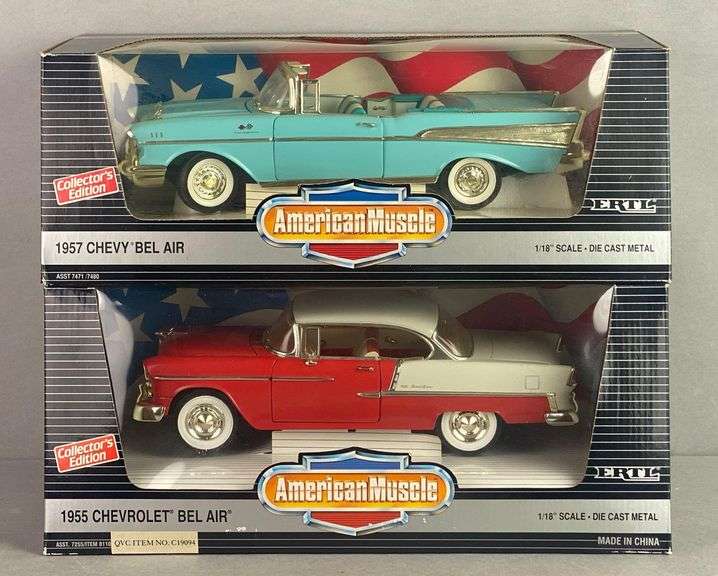 Group of 2 ERTL American Muscle 1950s Chevy Bel Airs - Matthew Bullock ...