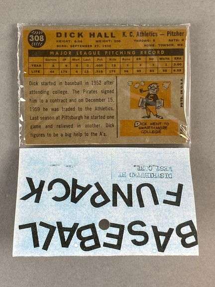 1960 Topps Baseball West Corps. Cell Fun Pack - Matthew Bullock Auctioneers