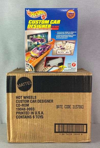 Partial Factory Box of Hot Wheels Custom Car Designer CS-Rom Sets ...