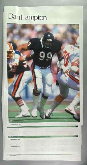Group of 40+ Dan Hampton Signed Sports Illustrated Posters - Matthew ...