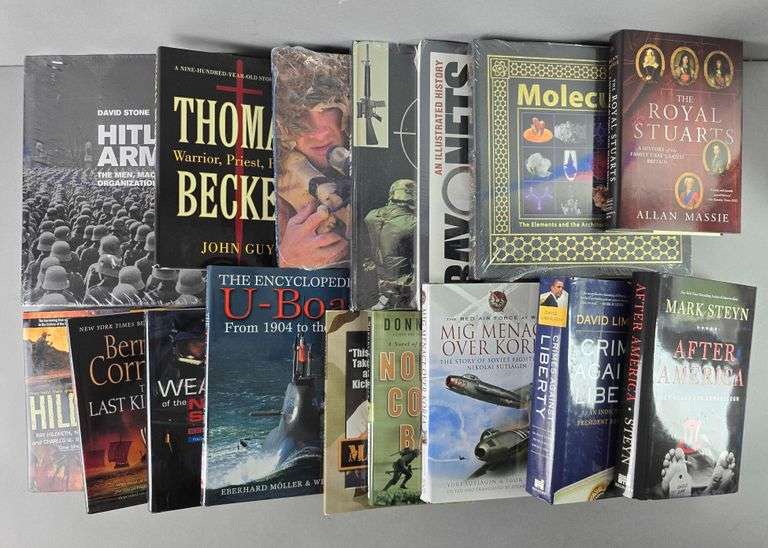 Group of 16 Military Books and More - Matthew Bullock Auctioneers