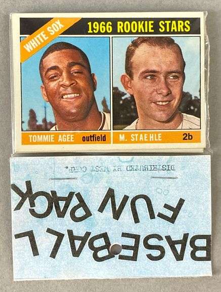 1966 Topps Baseball West Corps Cello Fun Pack - Matthew Bullock Auctioneers