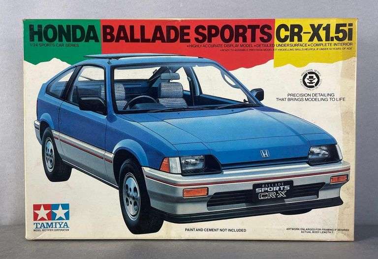 Tamiya Honda Ballade Sports CR-X1.5i Model Kit - Matthew Bullock ...