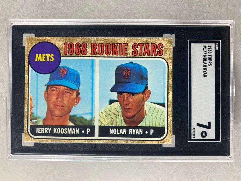 1968 Topps Nolan Ryan #177 Rookie SGC 7 - Matthew Bullock Auctioneers