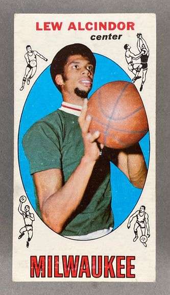 1969 Topps Lew Alcindor #25 Rookie - Matthew Bullock Auctioneers