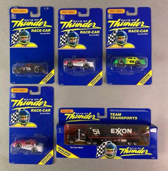 Group of 5 Matchbox Days of Thunder Die-Cast Vehicles - Matthew Bullock ...