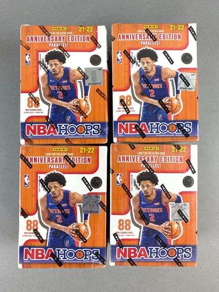 4 - 2021 - 22 NBA Hoops Basketball Blaster Boxes - Matthew Bullock ...